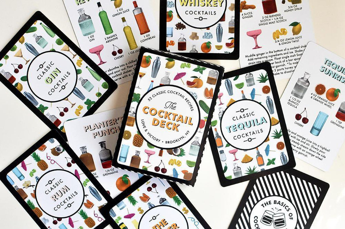 Cocktail Recipe Cards - 52 classic recipes – Your Drink Box