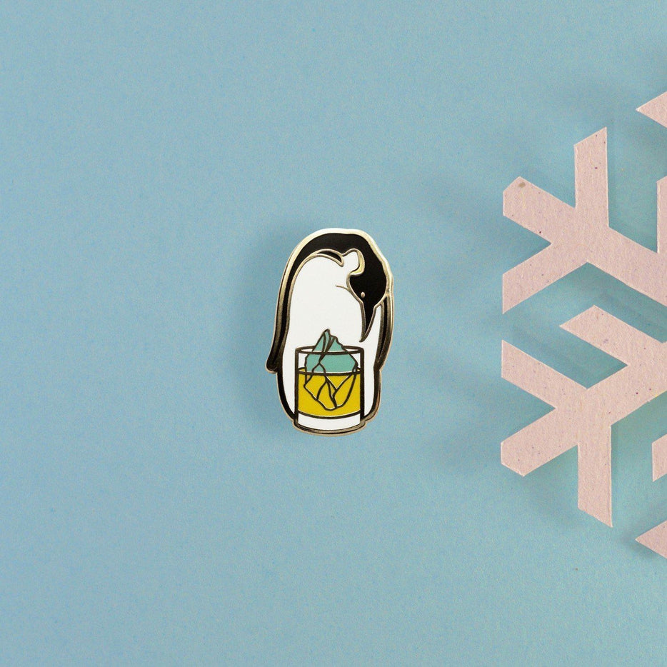 Penguin Whisky Sour Hard Enamel Pin – Your Drink Box
